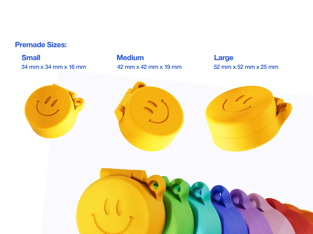 Caixa Smiley (impressão no local) - Modelo gratuito para impressão 3D ...