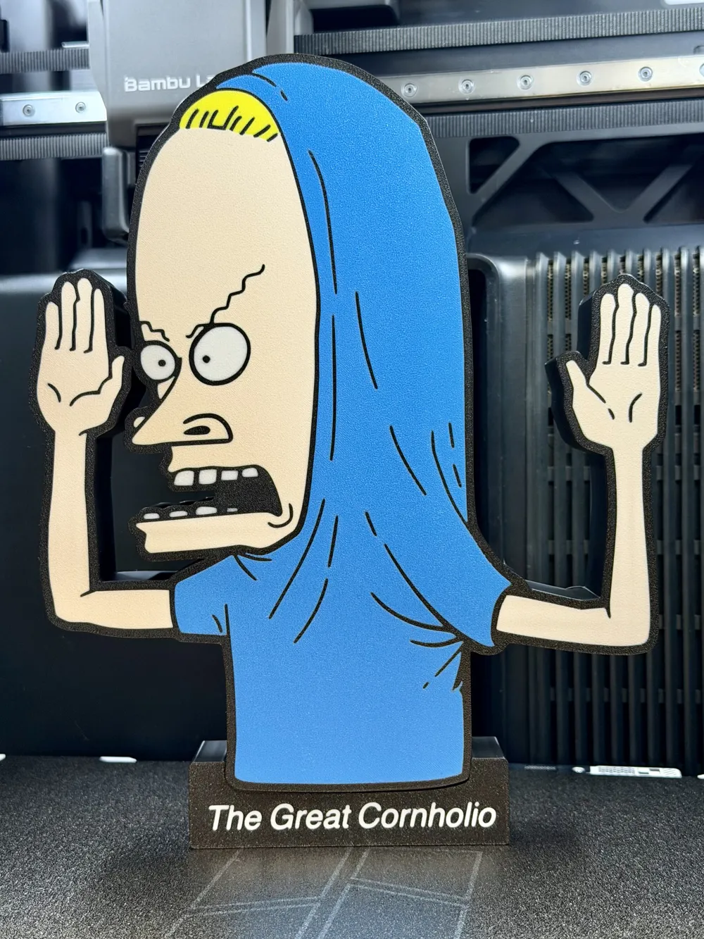 Cornholio Beavis And Butt Head Lightbox Free 3d Print Model