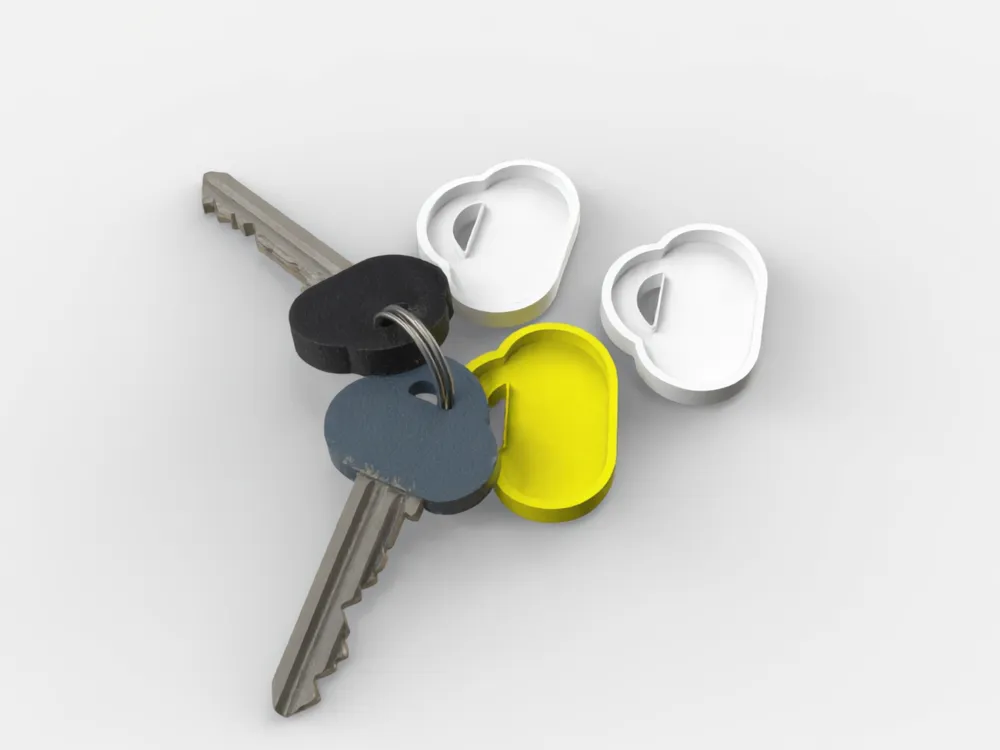 Modular Color Keychain Organizer - Free 3D Print Model - MakerWorld