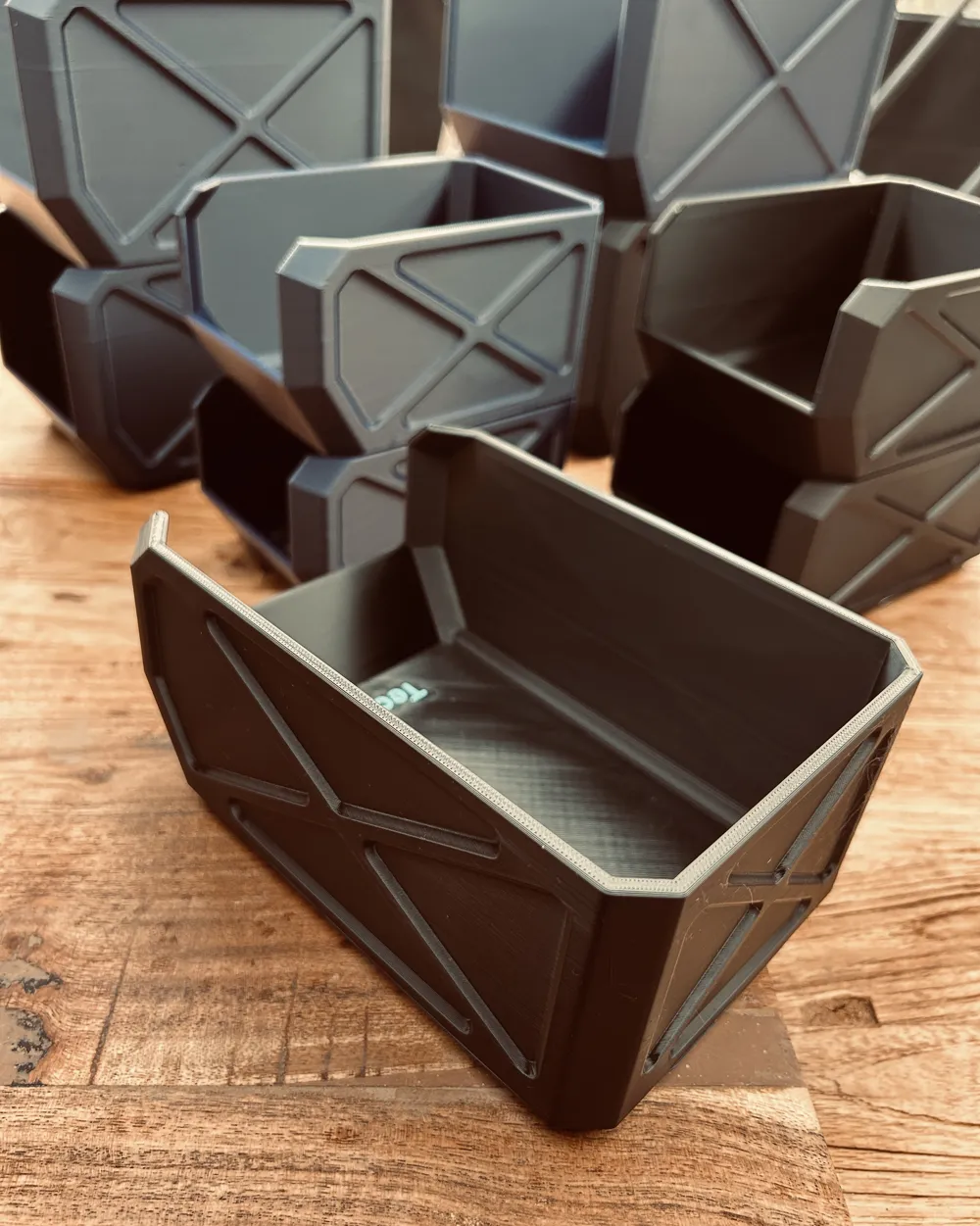 Stackable storage boxes/containers. By Techro3D - Free 3D Print Model ...
