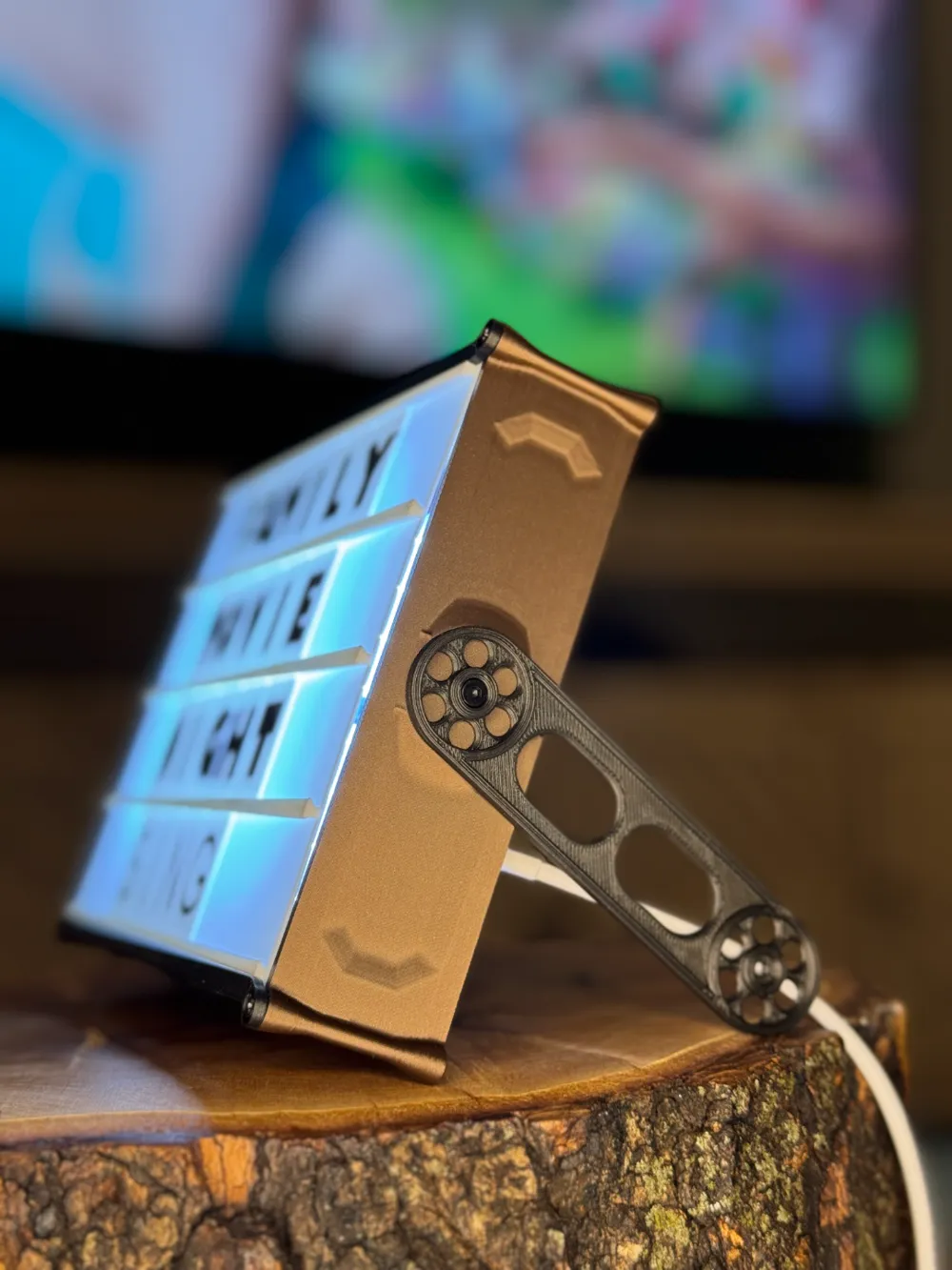 Marquee Display - Customizable & Backlit - Free 3D Print Model - MakerWorld