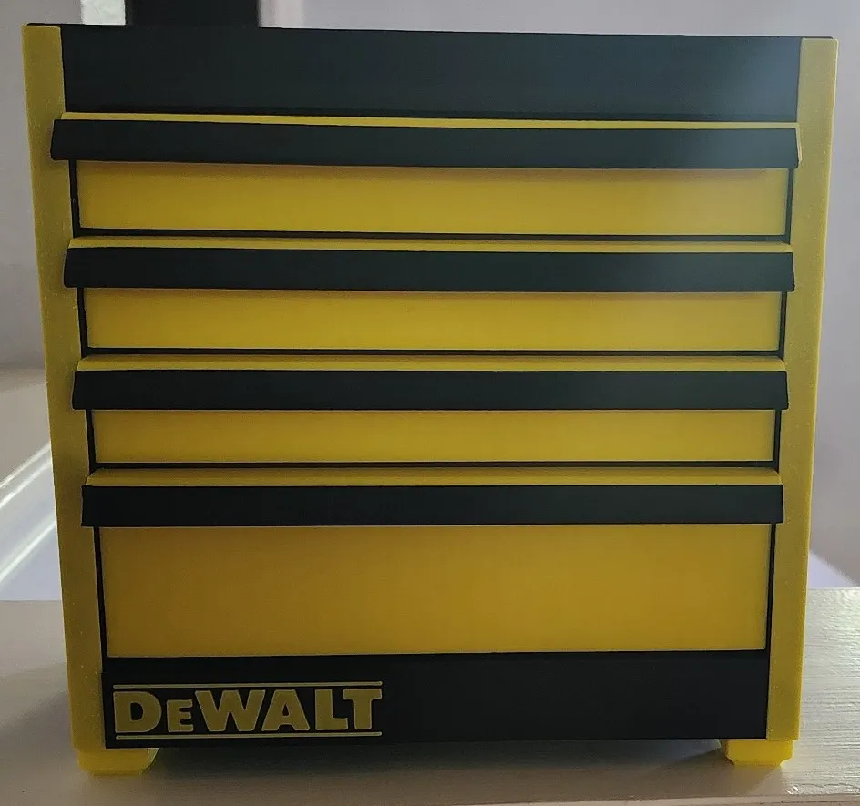 Dewalt Desktop Toolbox - Free 3D Print Model - MakerWorld