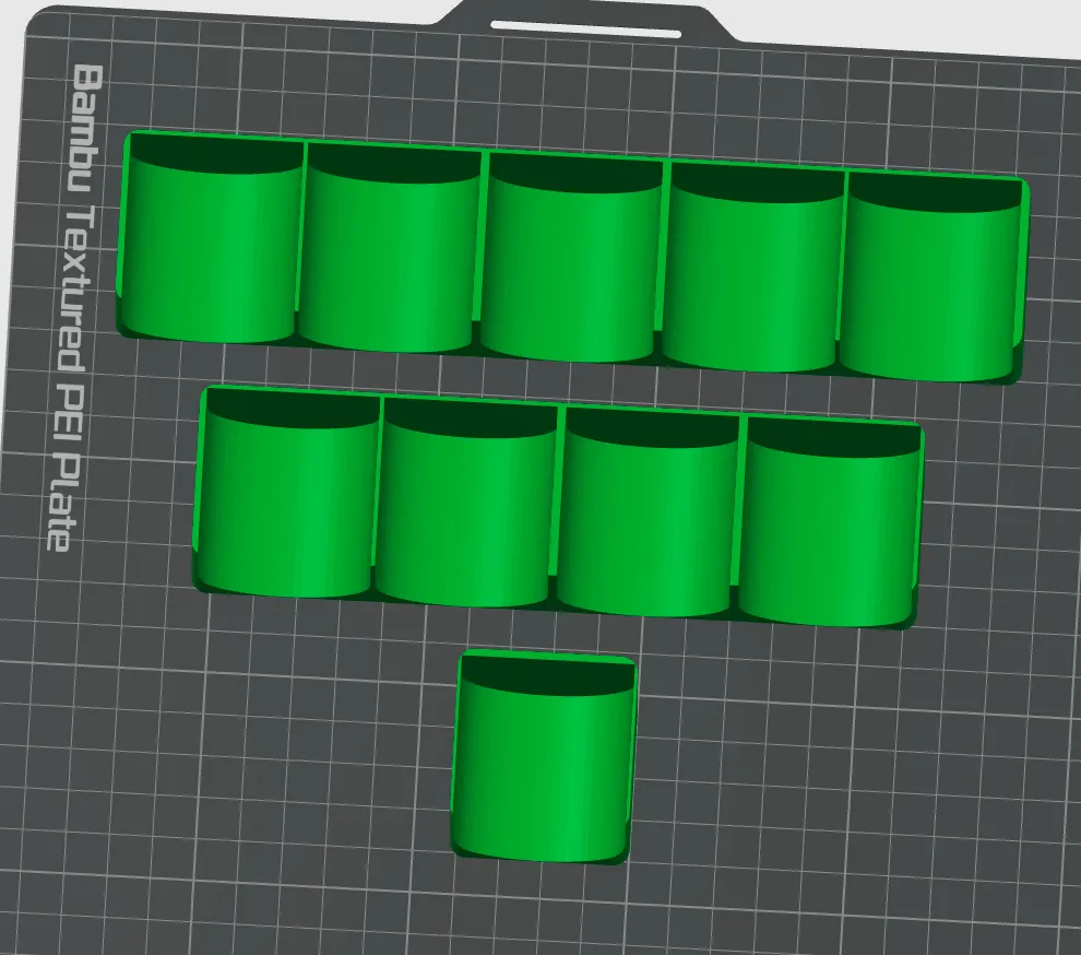 Shallow U Channels for gridfinity system by Troy - MakerWorld
