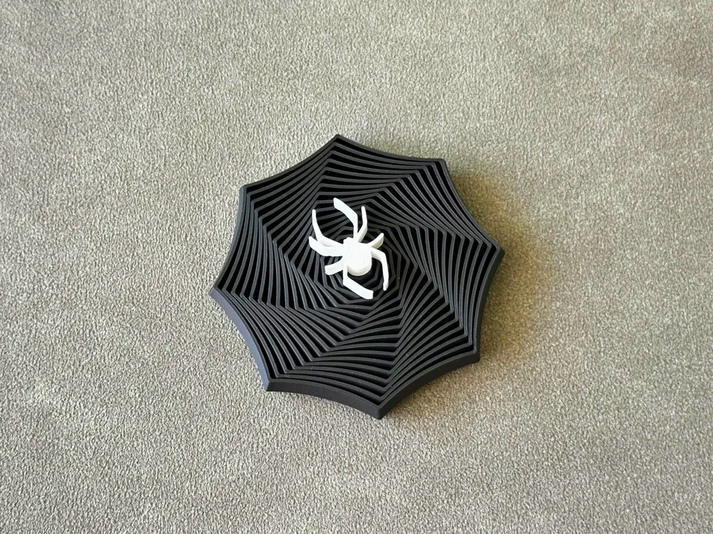 Spider Web Fidget – Spider Edition - Free 3D Print Model - MakerWorld
