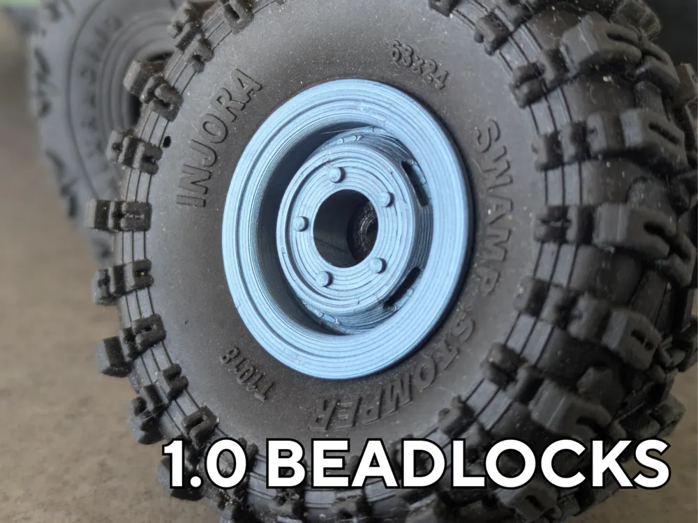 Beadlock 1.0 steel rims - Free 3D Print Model - MakerWorld