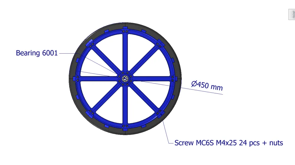Big wheel by RoLeJo MakerWorld: Download Free 3D Models