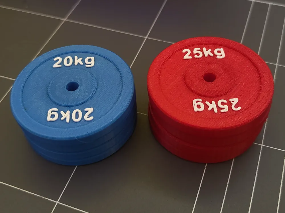 Model Gym Plates - track your PBs!! by awes MakerWorld: Download Free ...