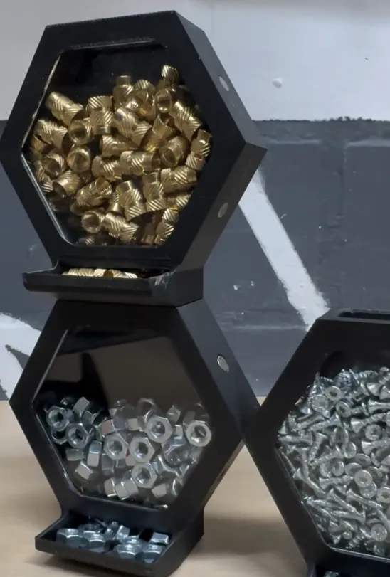 Screwdriver Organizer with Plexiglass Hexagon by N3D-Design - MakerWorld