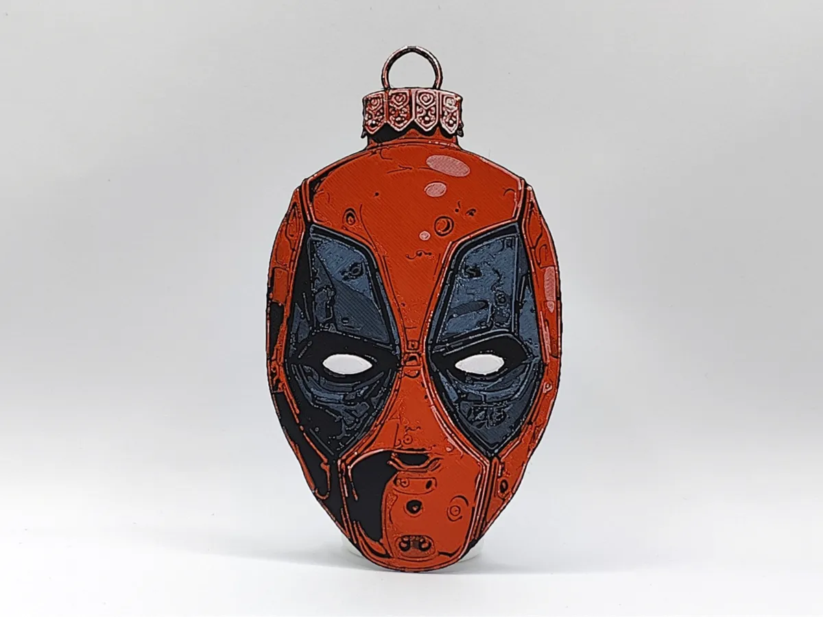 Deadpool Christmas Tree Ornament / Decoration by Sarge MakerWorld ...