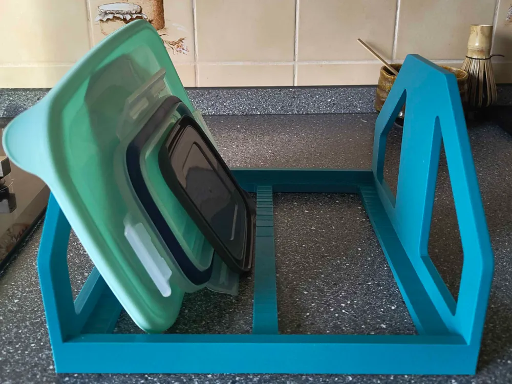 Lid Holder / Kitchen Shelf Divider (BIG) - Free 3D Print Model - MakerWorld