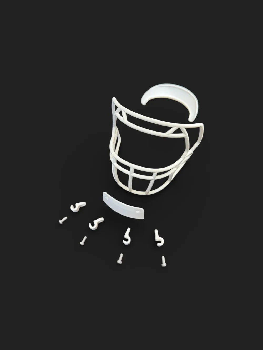 Football Helmet Essential Add-Ons Pack - Free 3D Print Model - MakerWorld