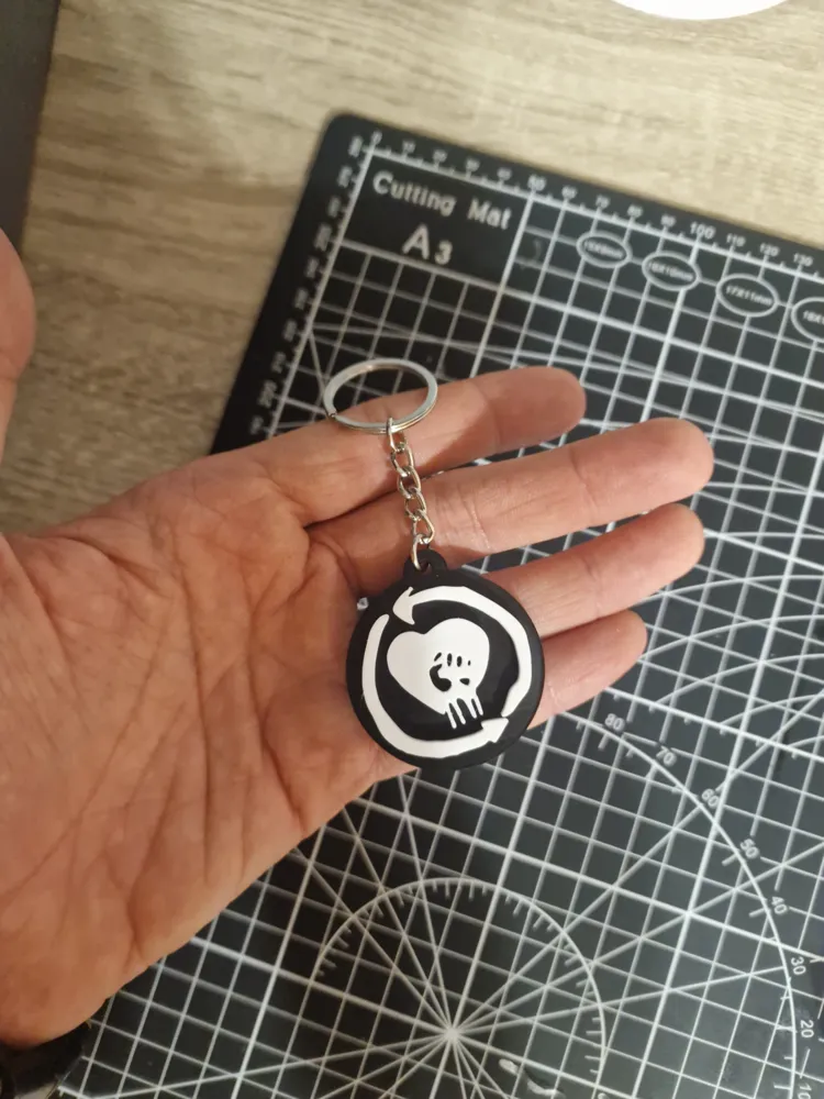 Rise Against Keychain - Free 3D Print Model - MakerWorld