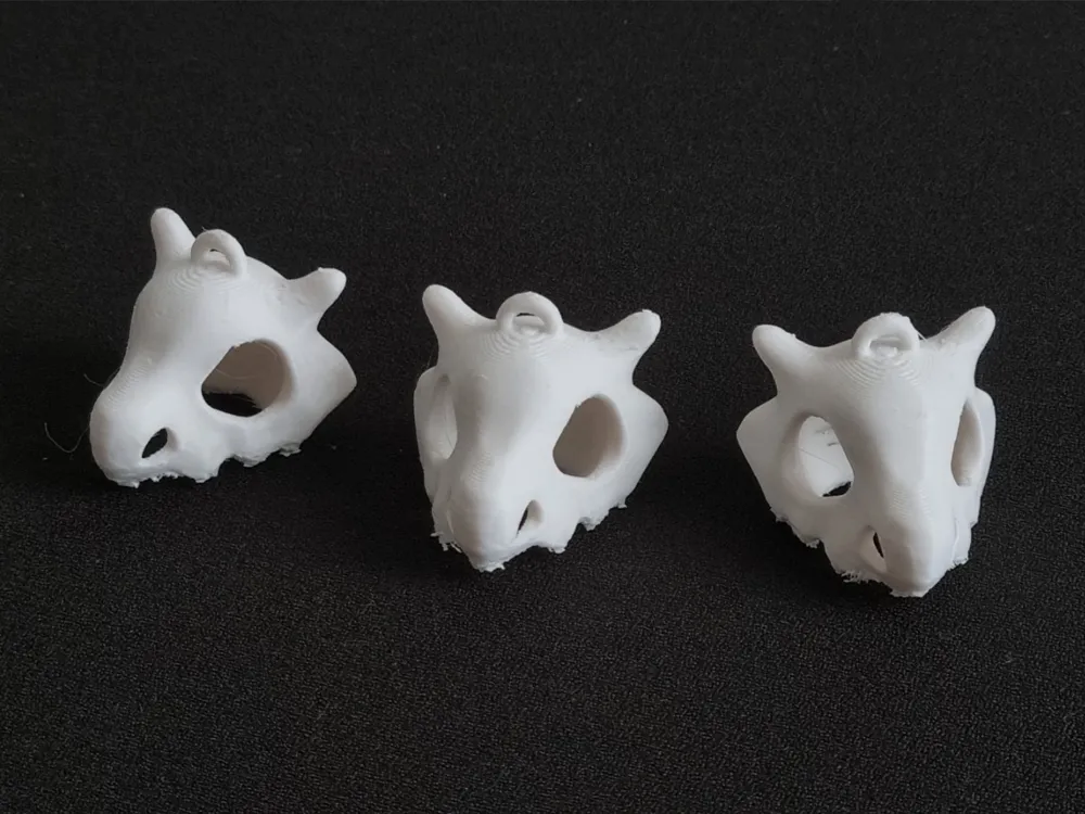 Cubone Pokemon Skull - Keychain - Free 3D Print Model - MakerWorld