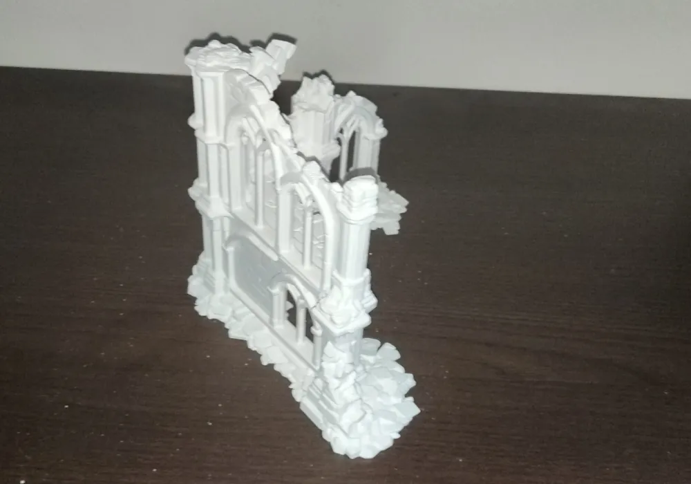 Wargaming Terrain Medium - Gothic Ruins (W40K) - Free 3D Print Model ...