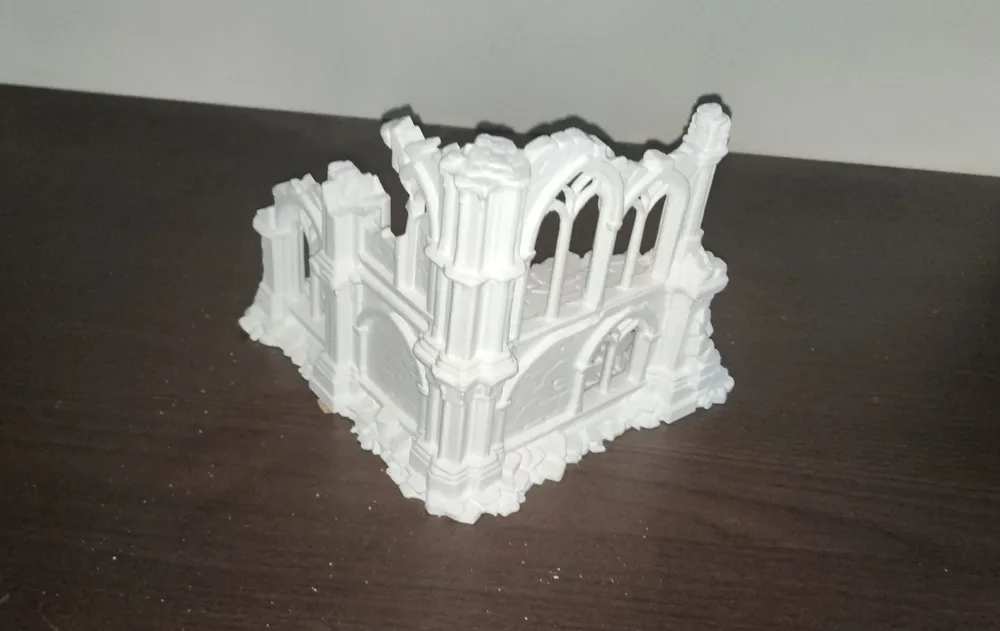 Wargaming Terrain Medium - Gothic Ruins (W40K) - Free 3D Print Model ...