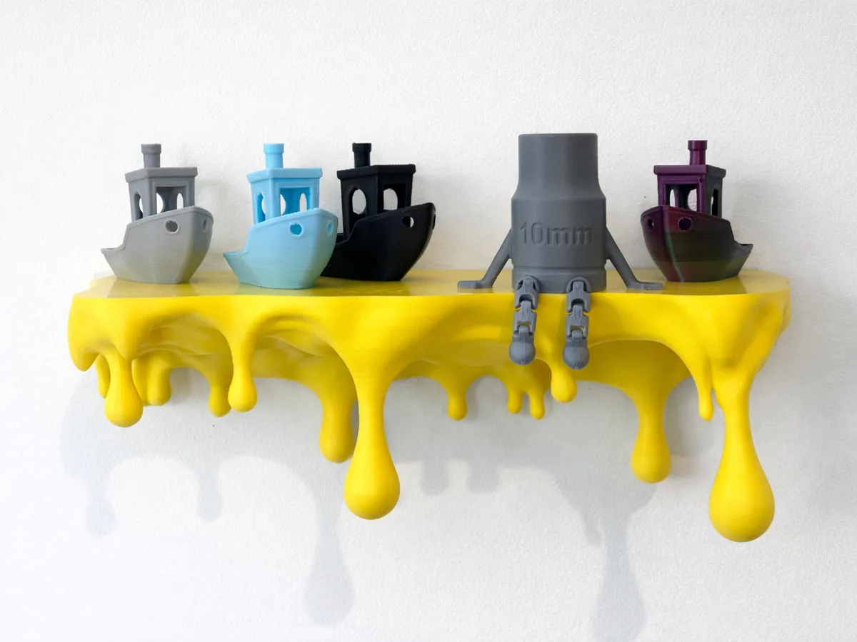 Organic Slime Drip Shelf – Flow State Edition - Free 3D Print Model ...