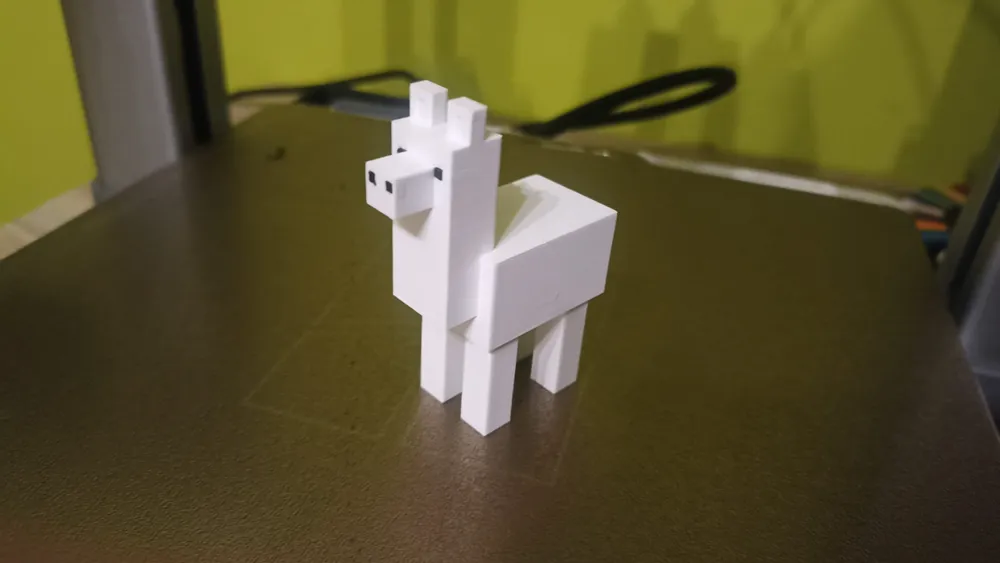 Minecraft Lama - NO AMS by Basti0o0 - MakerWorld