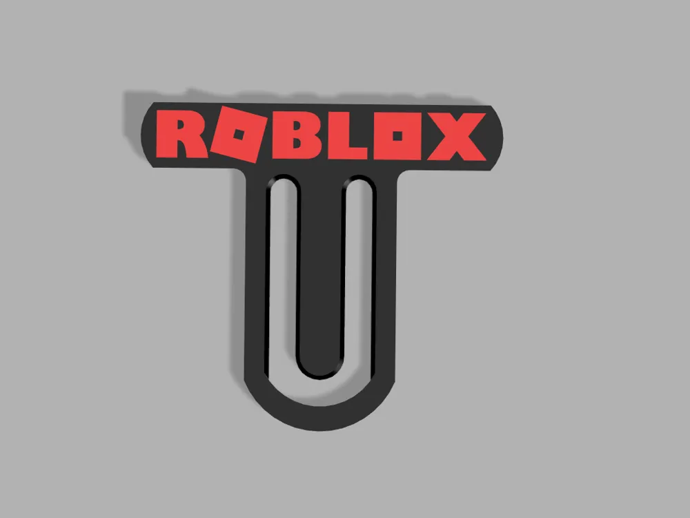 Roblox Bookmark / Paperclip by GRFN Prints MakerWorld: Download Free 3D ...