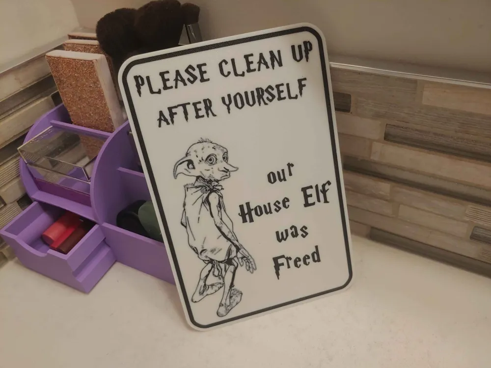 Please clean up after yourself sign by BeanBunny 3d MakerWorld ...