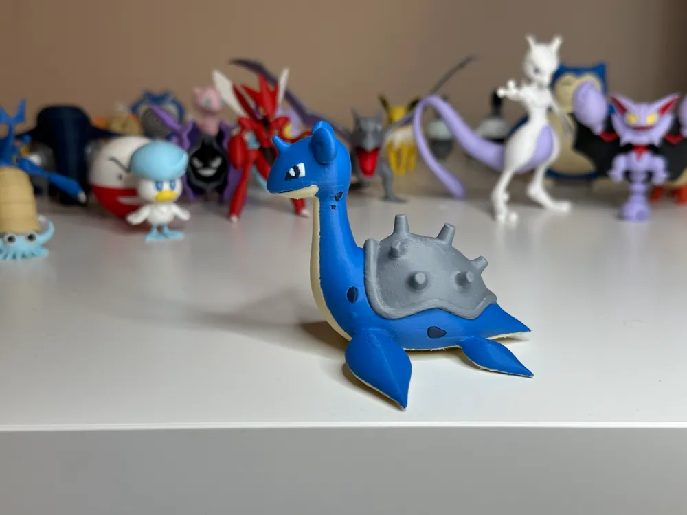Lapras (Pokemon) 5 Colors 85mm tall by LCFigure MakerWorld: Download ...