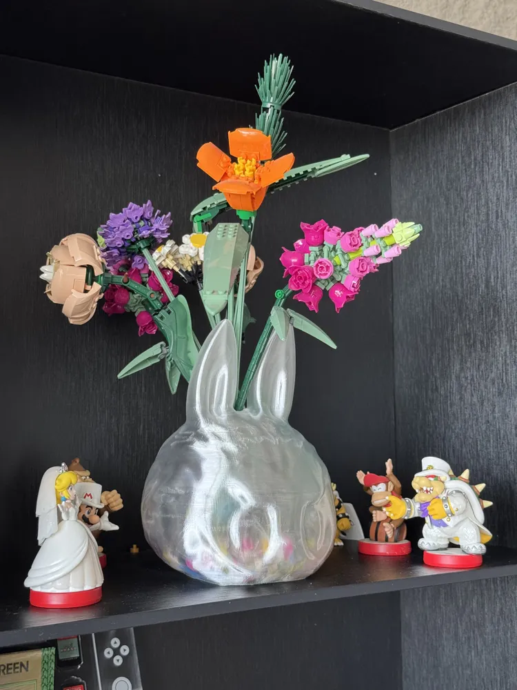 labubu 400% Big Head Vase/Bamboo Shoot Storage Jar - Free 3D Print ...