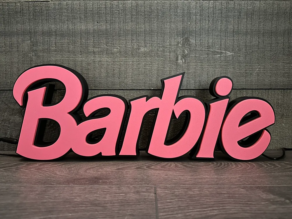 Barbie LED sign by LOXCreations - MakerWorld