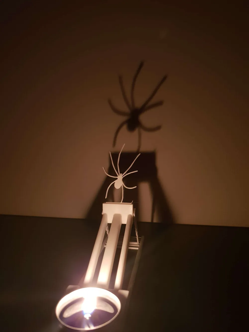 Spooky Tealight/Candle Holder Shadow Projection (make your own). by ...