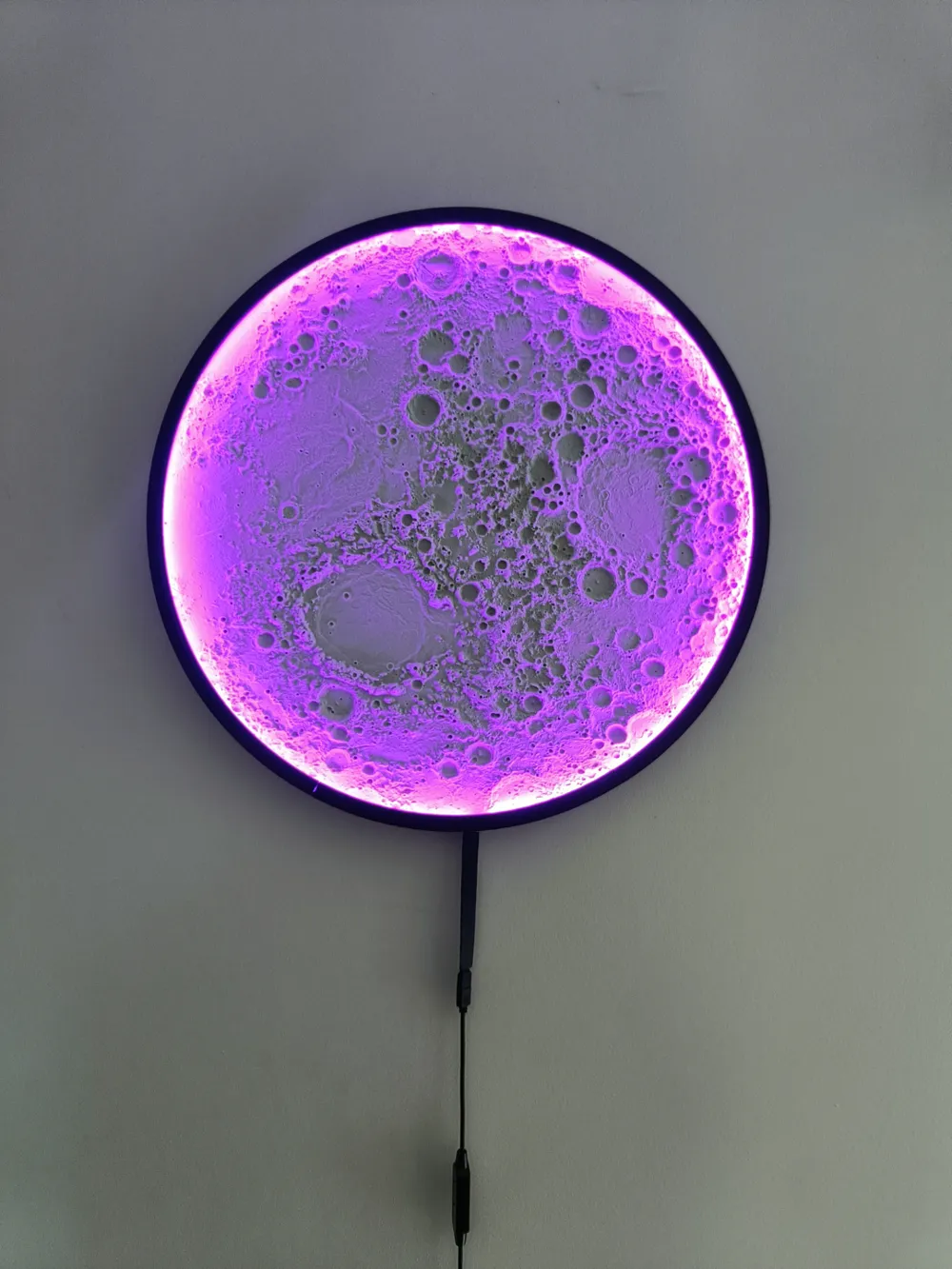 Luna grande iluminada para la pared Remezclado por DazedDice MakerWorld ...