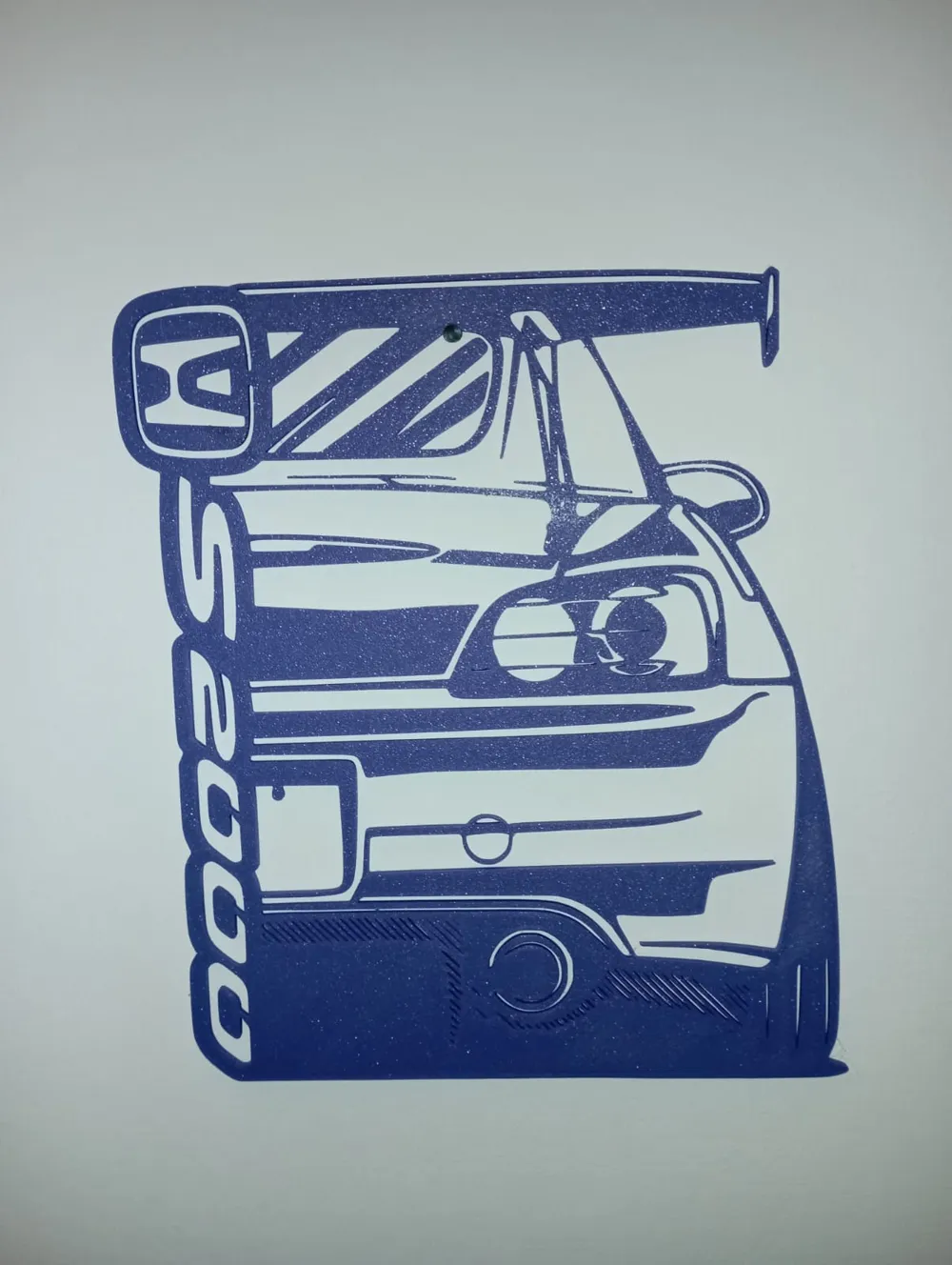 Honda S2000 wall art 2d - Free 3D Print Model - MakerWorld