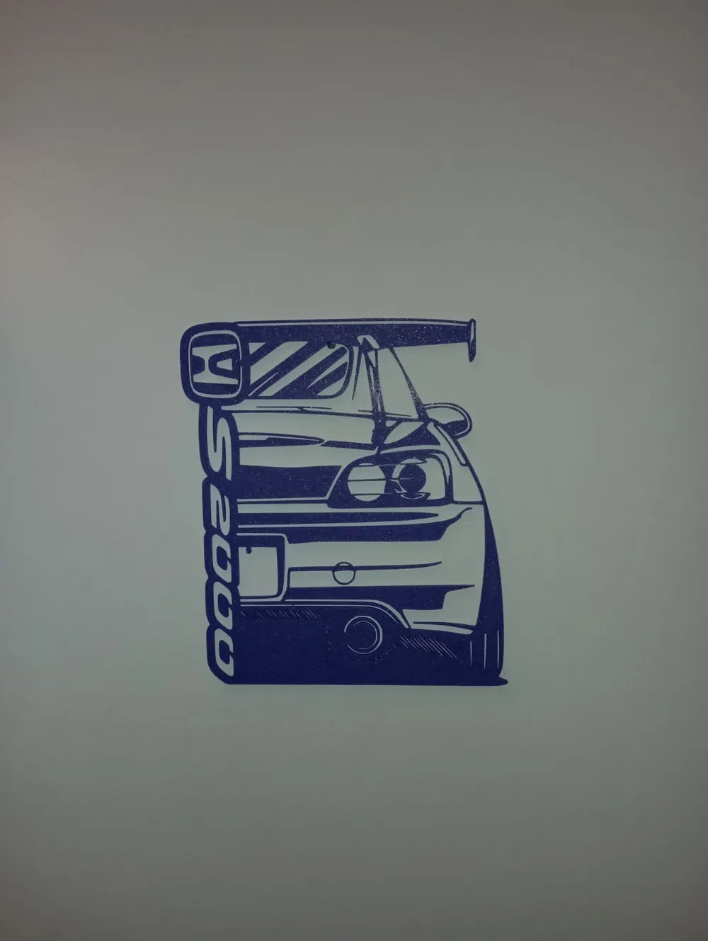 Honda S2000 wall art 2d - Free 3D Print Model - MakerWorld