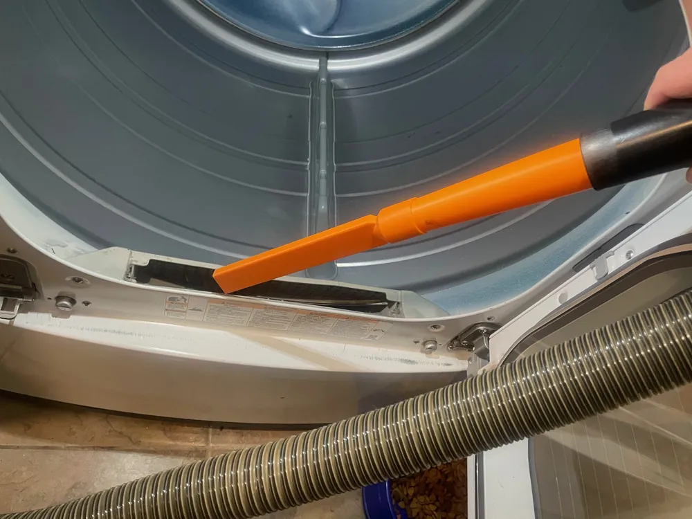 Dryer Lint Trap Vacuum Attachment and Extension - Free 3D Print Model ...