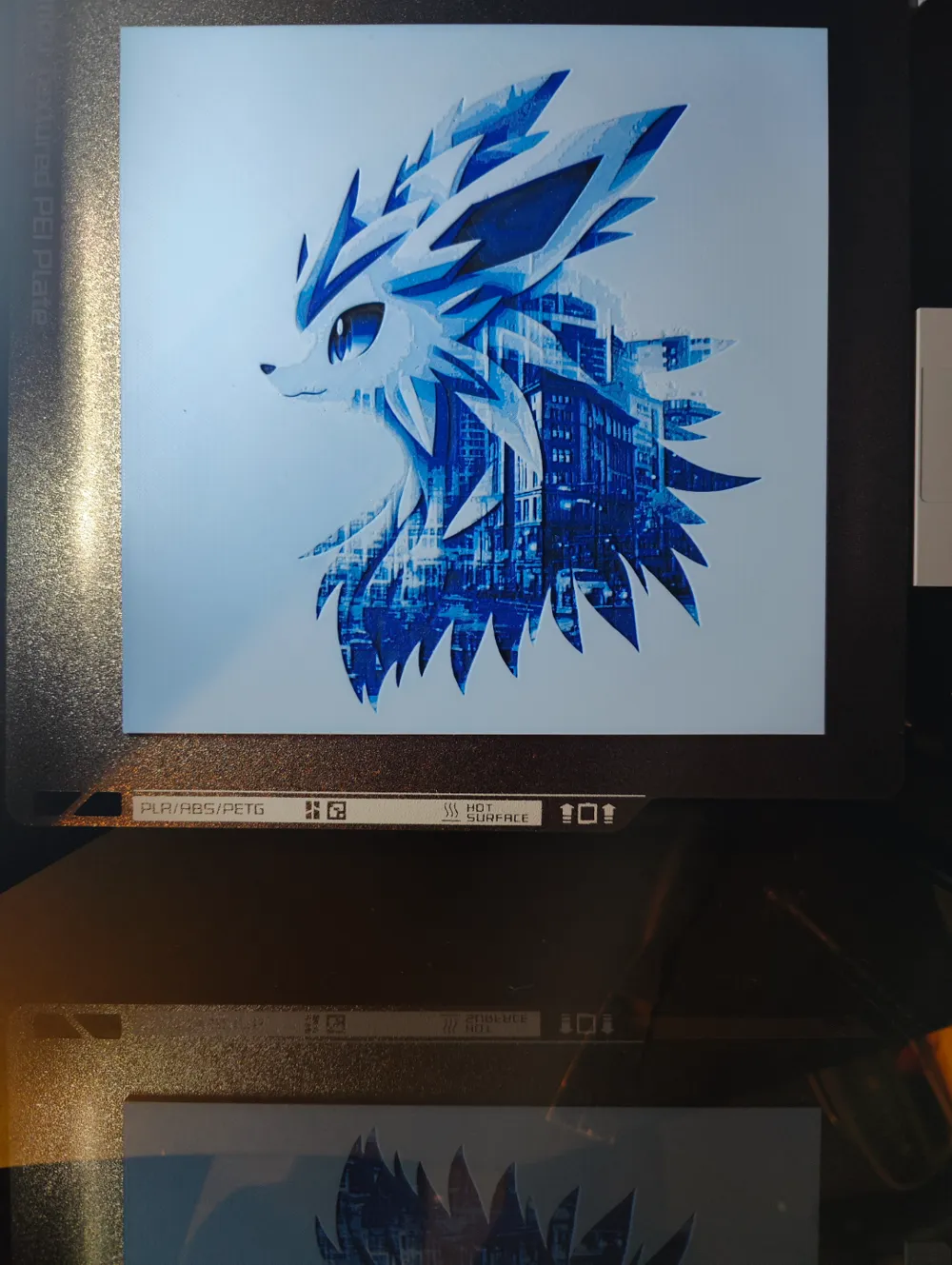 Glaceon - Pokemon - Hueforge by 3D_Demmacs - MakerWorld