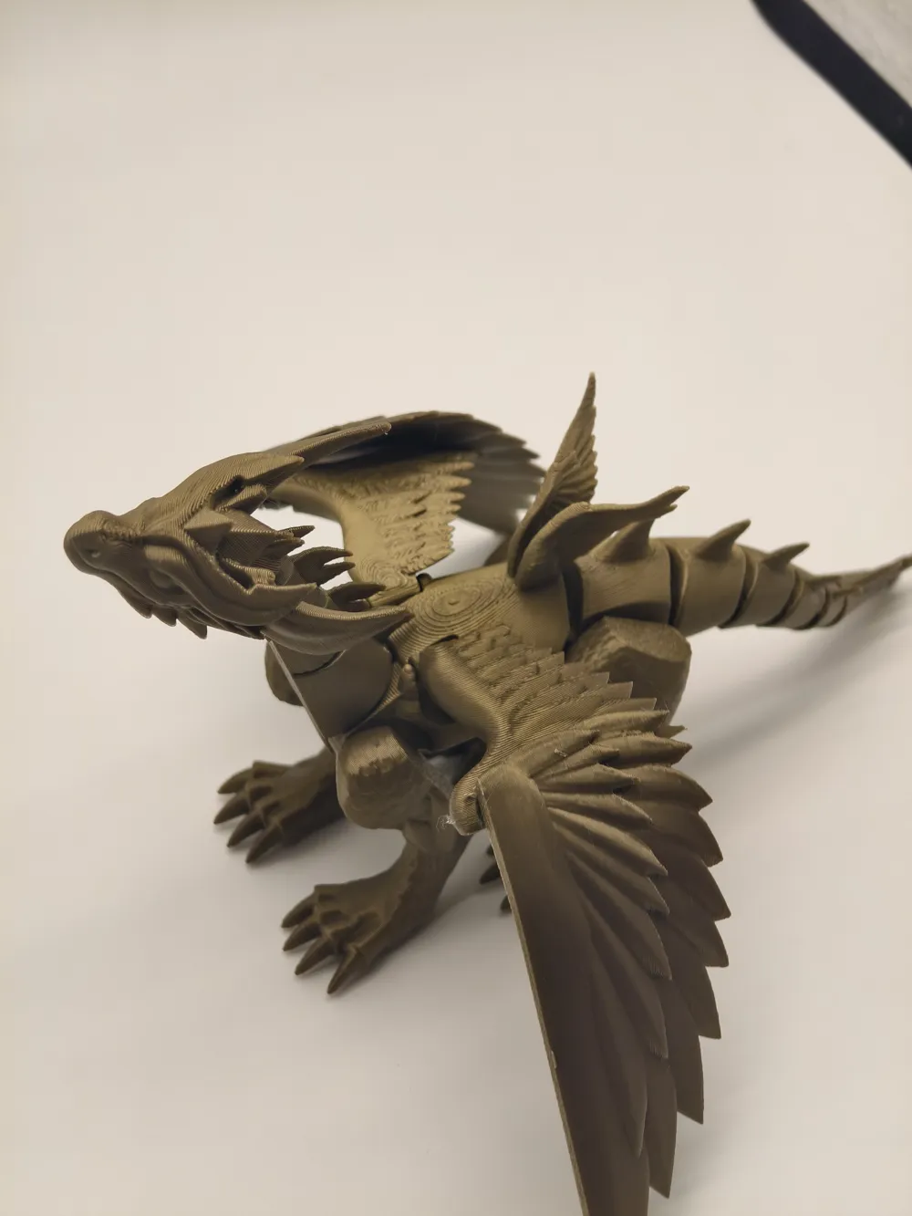 Winged Dragon, Dragon, no supports, printable by A1 mini - Free 3D ...