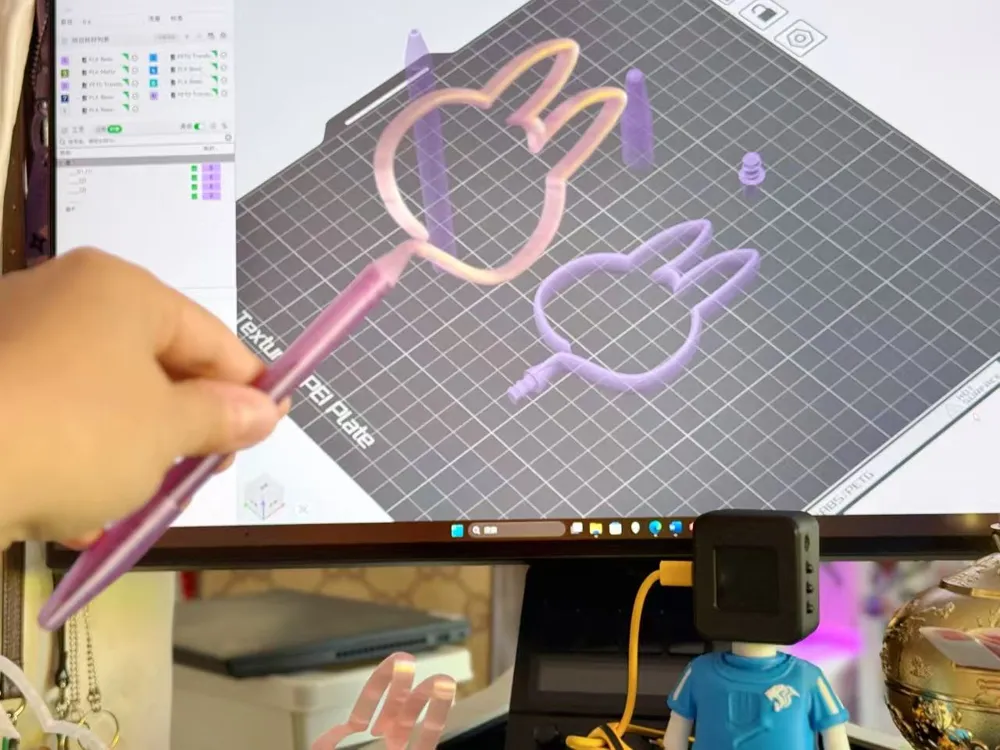 Labubu Pen by Sharon Ji MakerWorld: Download Free 3D Models