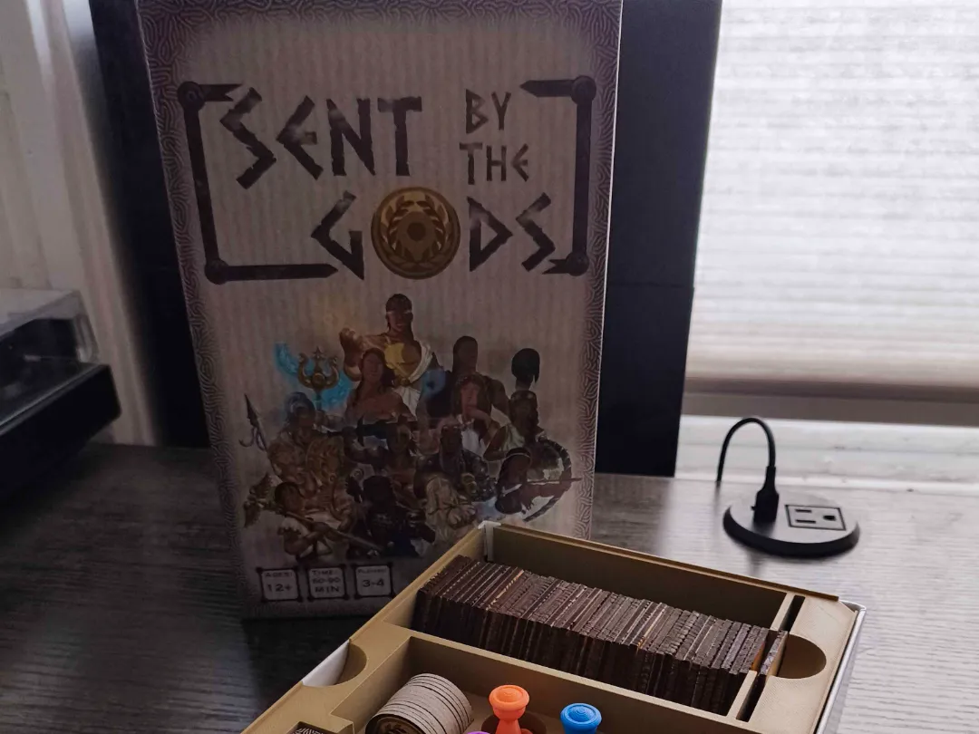 Sent by the Gods gamebox insert - Free 3D Print Model - MakerWorld
