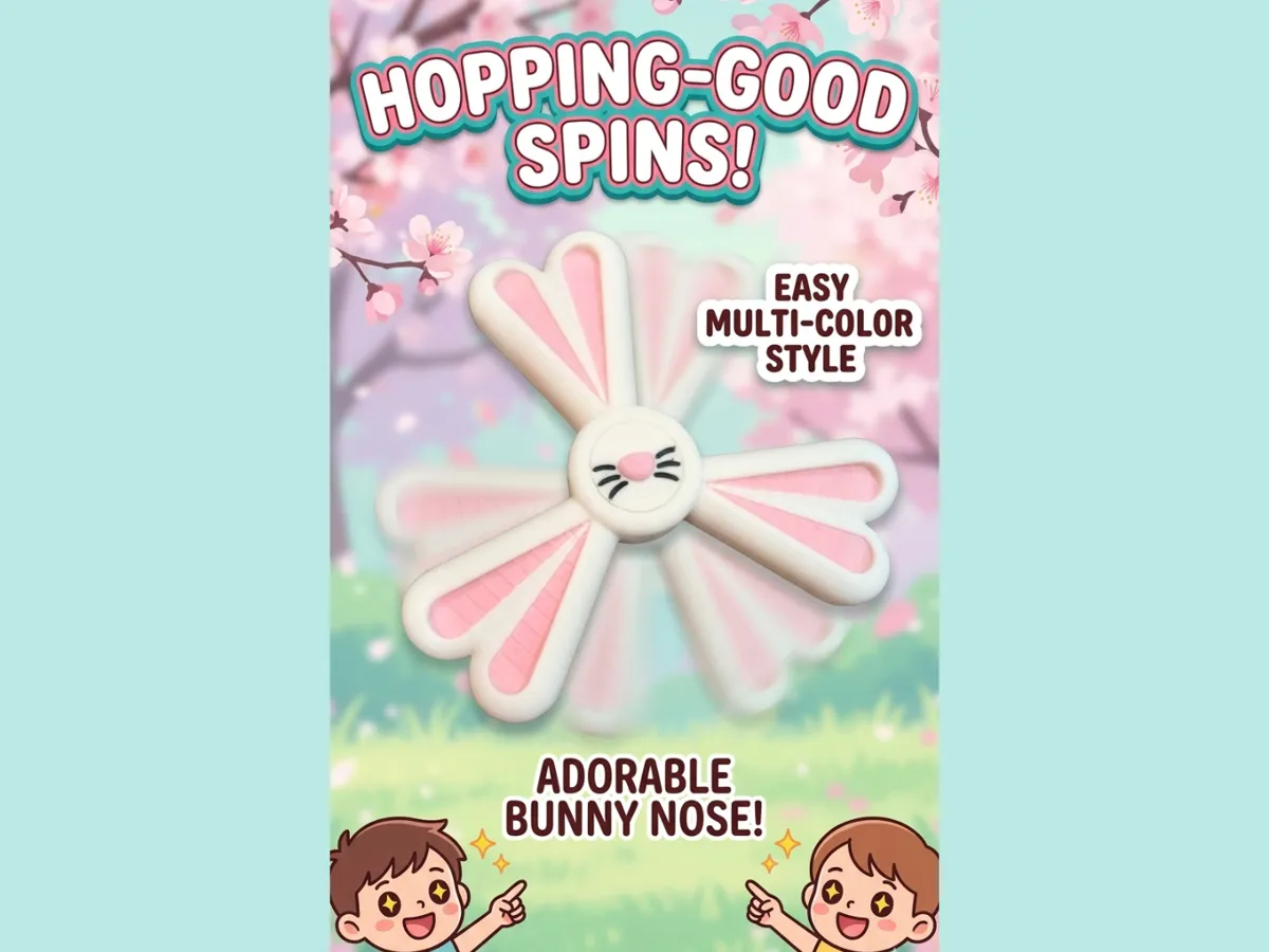 The Spinny-Bunny Fidget - Free 3D Print Model - MakerWorld