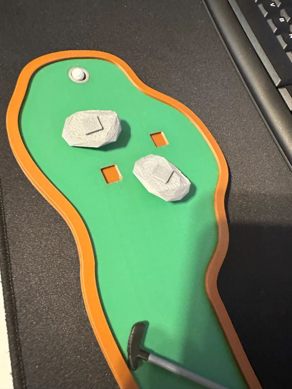 Desktop Mini Golf Hole 1 by MoltenPlastic3D - MakerWorld