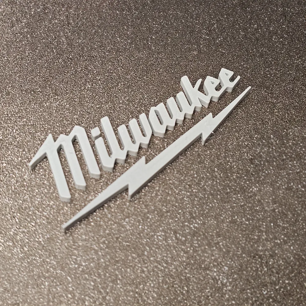Milwaukee Logo - 1 Color - Free 3D Print Model - MakerWorld