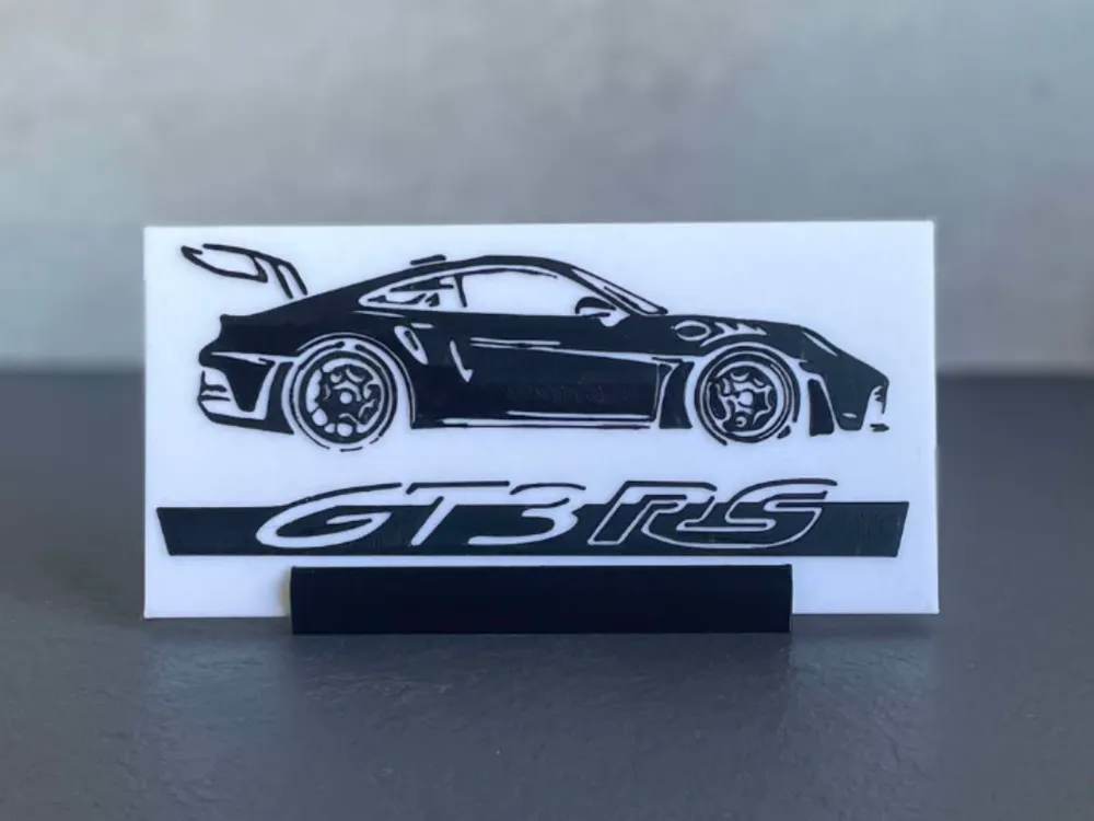 Porsche 911 GT3 RS Artwork by AstroTechMakerWorld: Download Free 3D Models