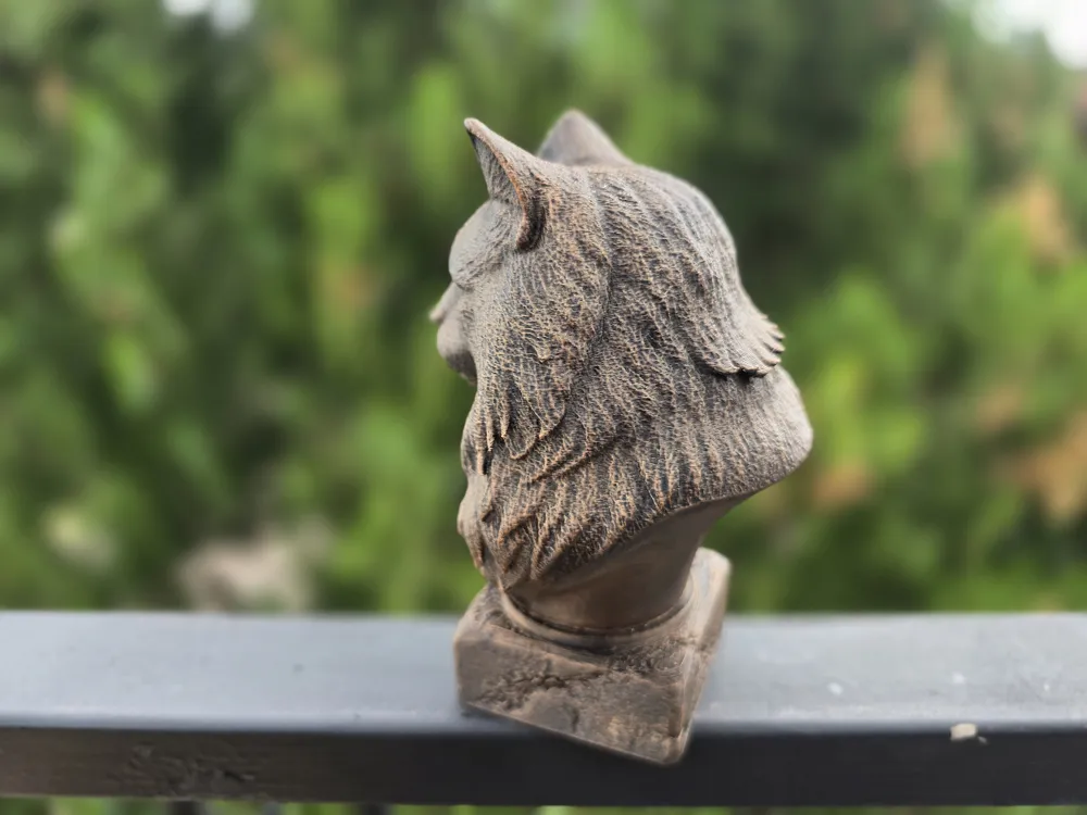 Norwegian Forest Cat Bust by Messy_Panda MakerWorld: Download Free 3D ...