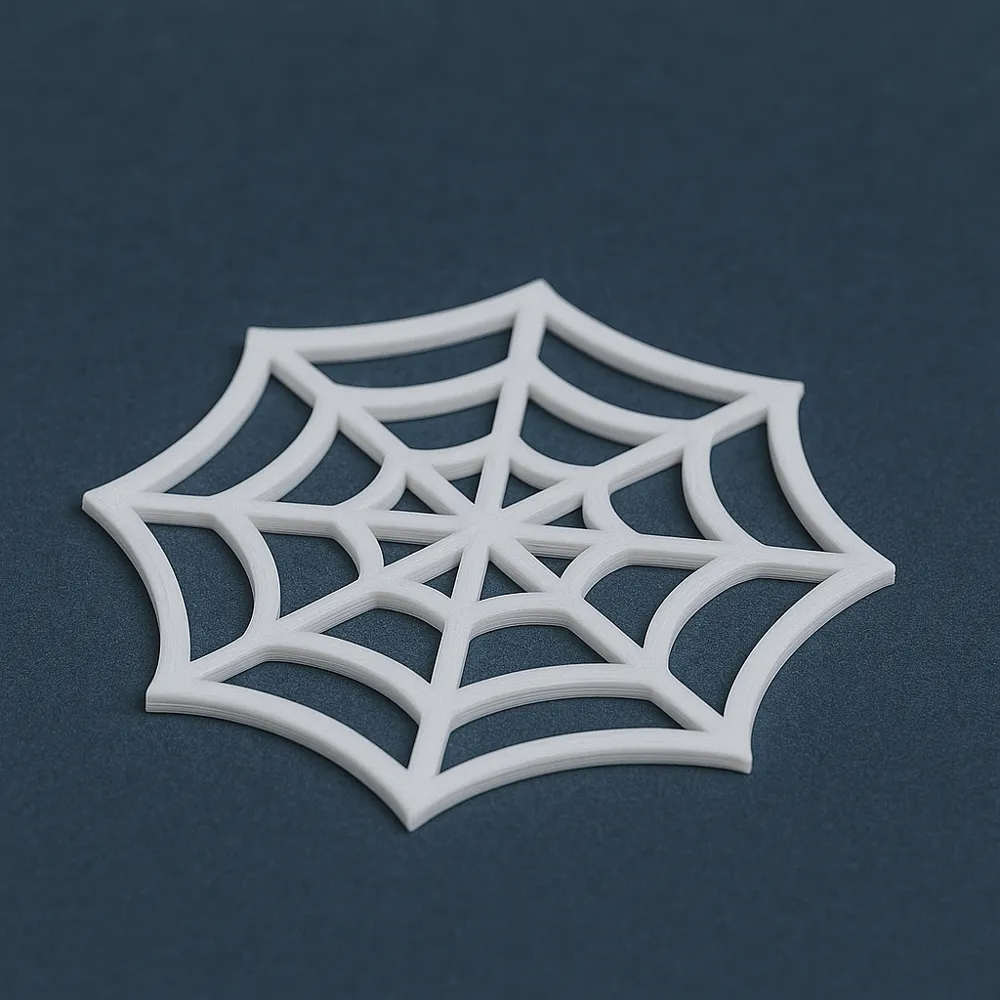 Halloween Spiderweb Coaster by Nicky Volt MakerWorld: Download Free 3D ...