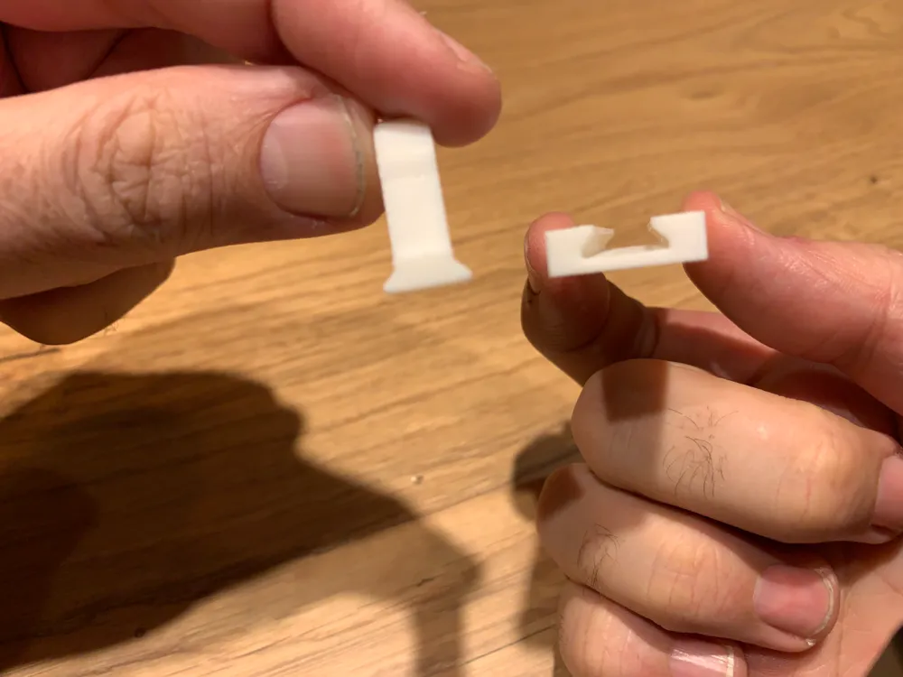 Ceiling hook for double-side mounting tape by Boudewijn Plomp - MakerWorld