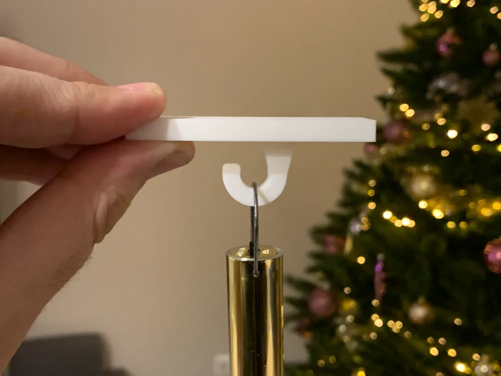 Ceiling hook for double-side mounting tape by Boudewijn Plomp - MakerWorld