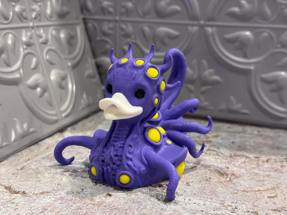 Quackthulhu - The Eldritch Rubber Duck - Free 3D Print Model - MakerWorld