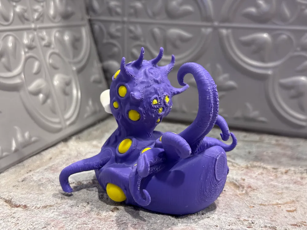Quackthulhu - The Eldritch Rubber Duck - Free 3D Print Model - MakerWorld