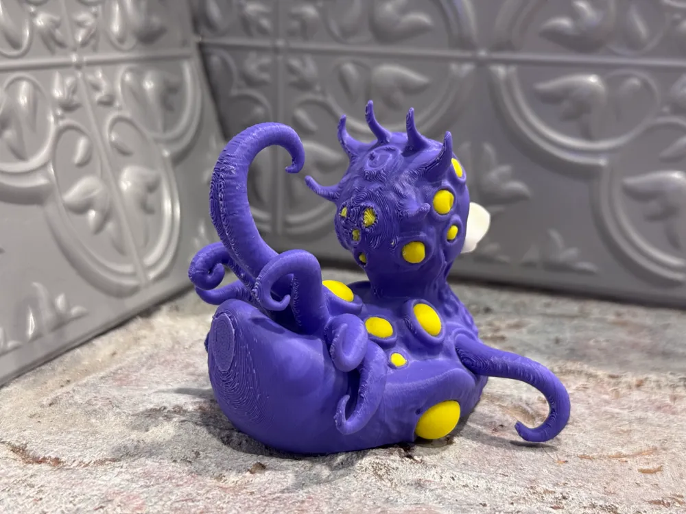 Quackthulhu - The Eldritch Rubber Duck - Free 3D Print Model - MakerWorld
