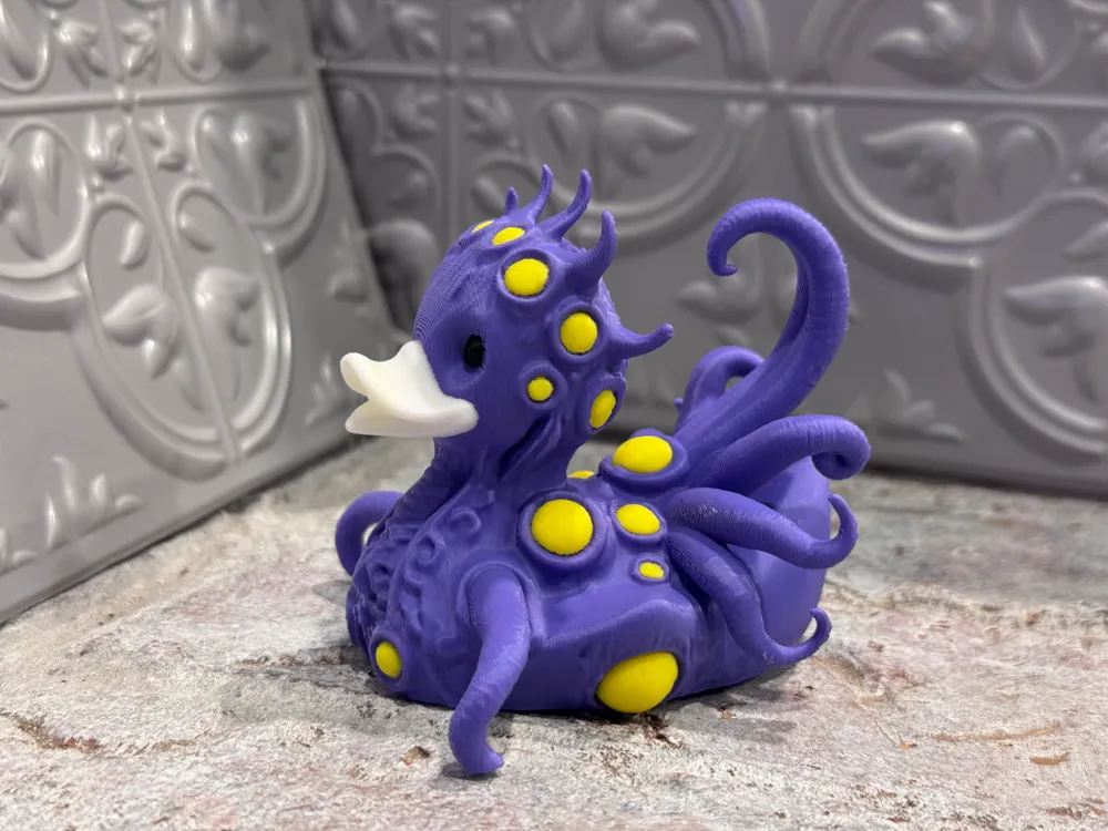 Quackthulhu - The Eldritch Rubber Duck - Free 3D Print Model - MakerWorld