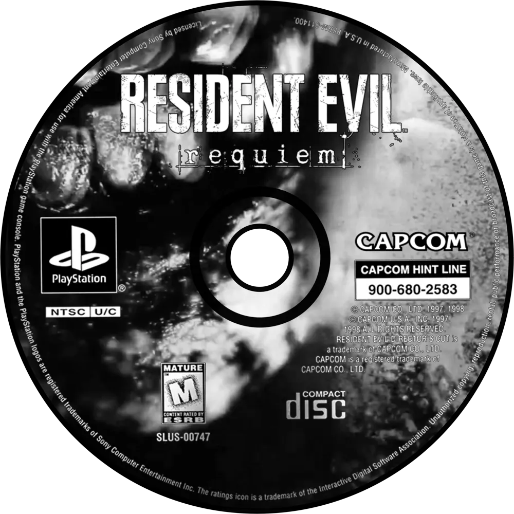 Resident Evil 9: Requiem - PS1 Disc (HueForge) by Squibs MakerWorld ...