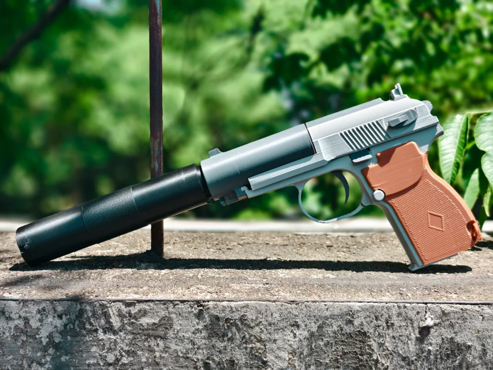 Soviet Union PB Suppressed Pistol classic toy - Free 3D Print Model ...