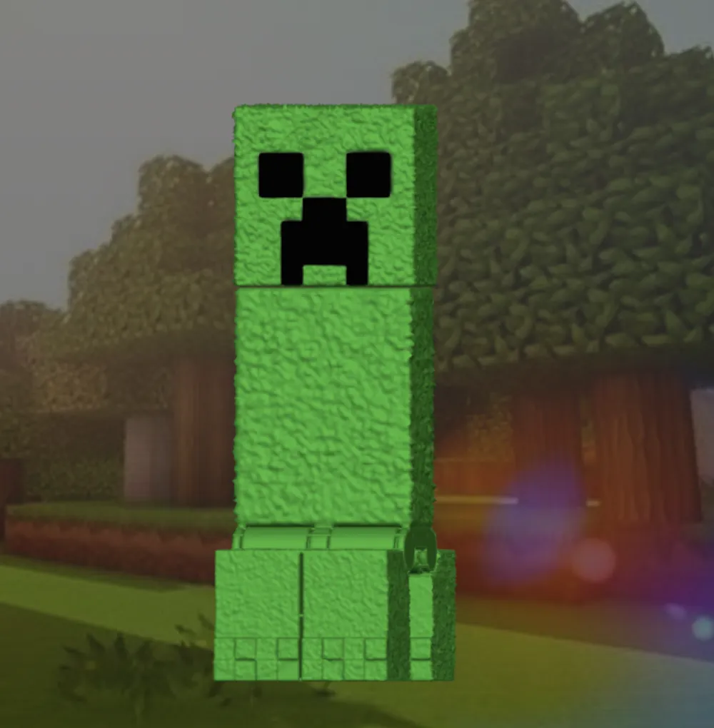 Creeper Grass texture articulated by user_2362974488 MakerWorld ...